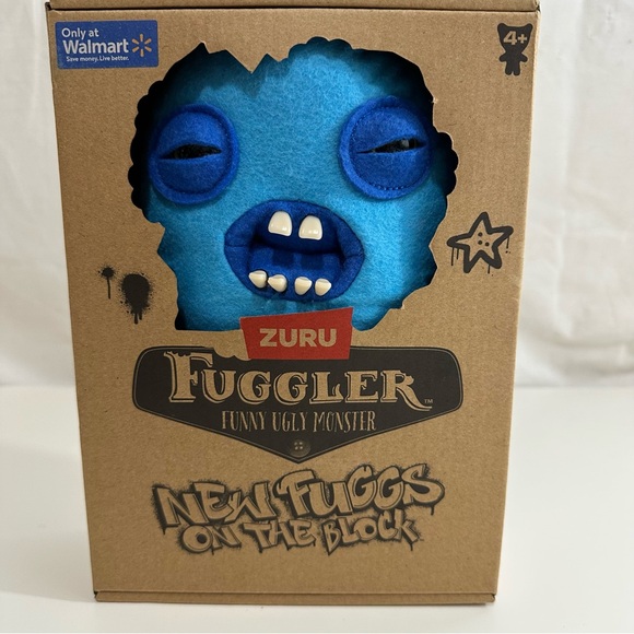 Zuru | Toys | Fuggler Blue New Fuggs On The Block Plush Funny Ugly ...